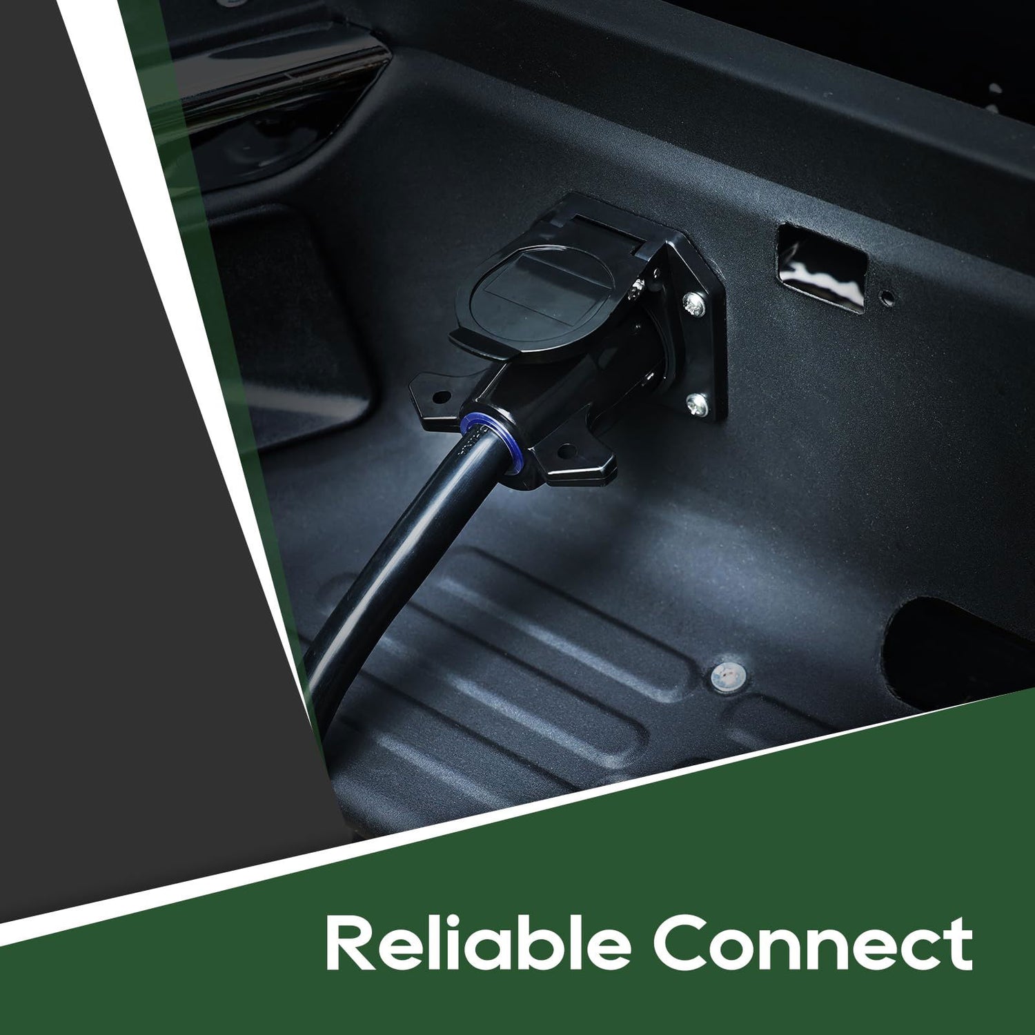 RVGUARD 7 Pin Trailer Connector | Waterproof 12 Volt 7 Way Round RV-Style