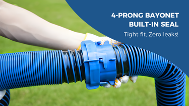 20ft Modular RV Sewer Hose Kit | 2x10ft Attachable Hoses with Clear ...