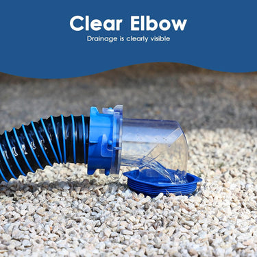 20ft Modular RV Sewer Hose Kit | 2x10ft Attachable Hoses with Clear ...