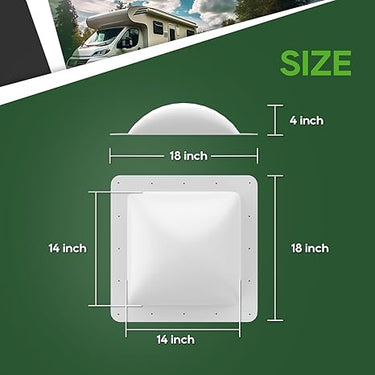 RV Skylight Replacement – Universal Fit for RV, camper, Trailer | RVGUARD