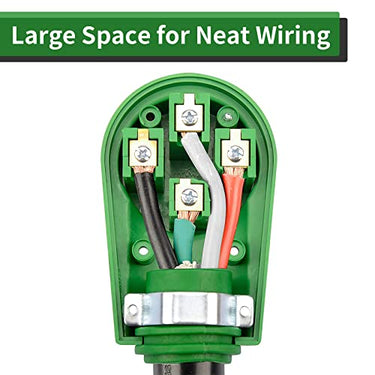 RVGUARD NEMA 14-50R RV Replacement Female Plug | 125/250V with ...