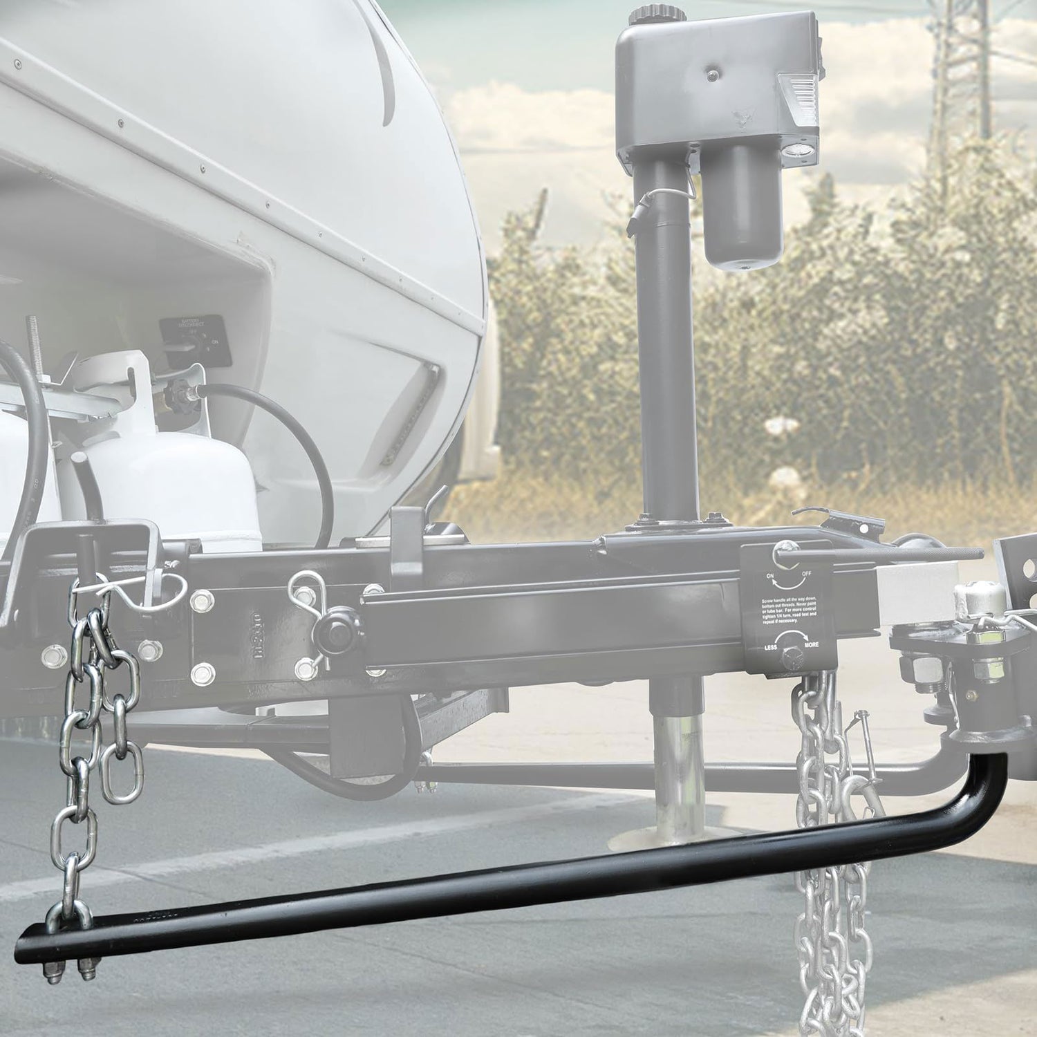 RVGUARD Replacement Weight Distribution Hitch Spring Bar 2 Packs